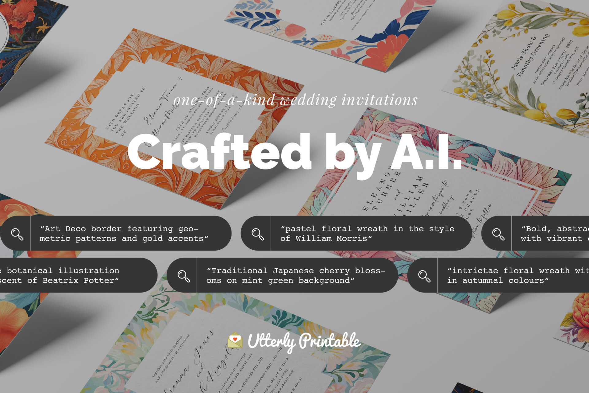 Utterly Printable Launches Revolutionary AI Wedding Invitation Creator ...