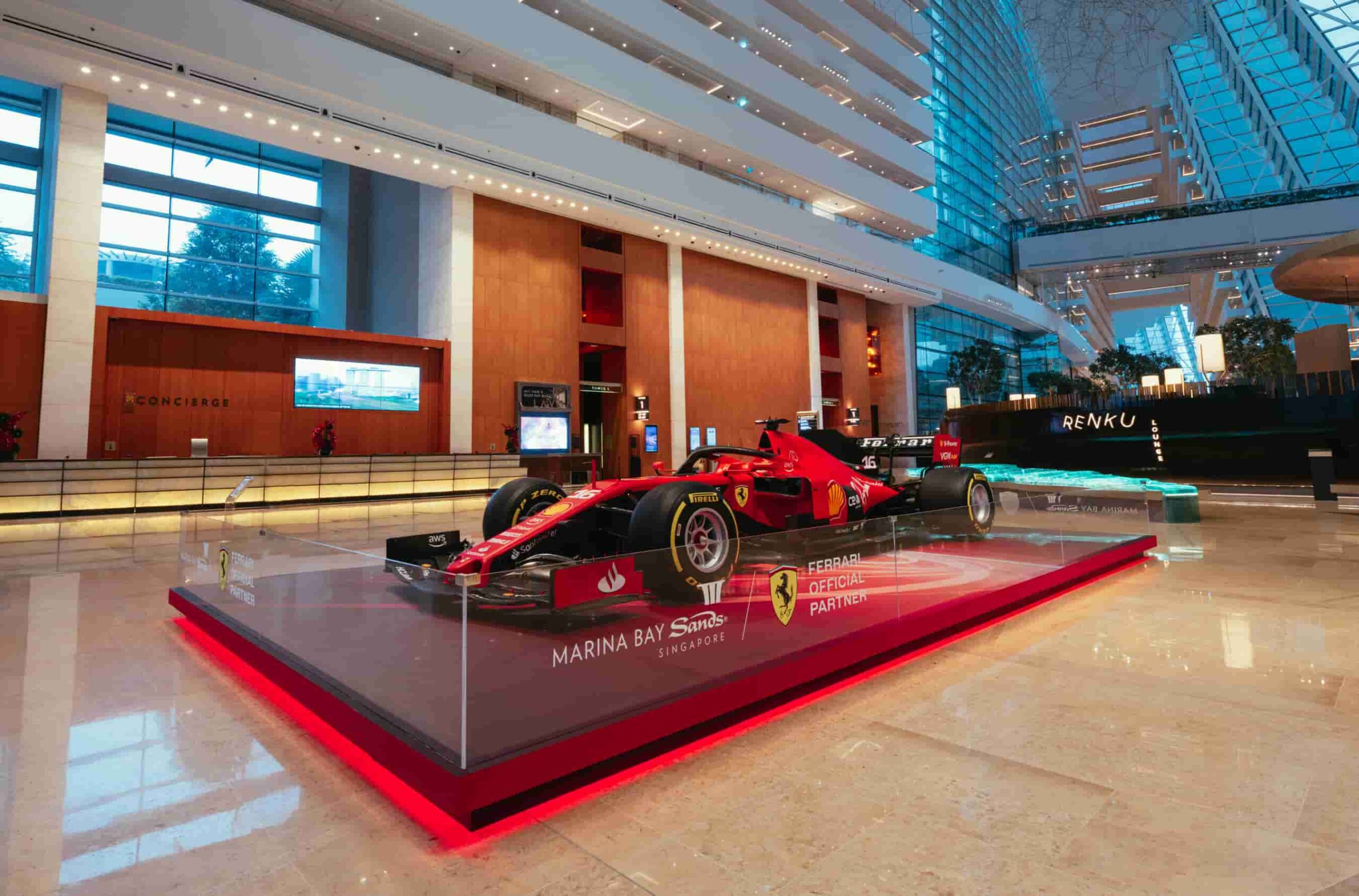 Marina Bay Sands and Scuderia Ferrari reunite to ignite Formula 1 fever ...