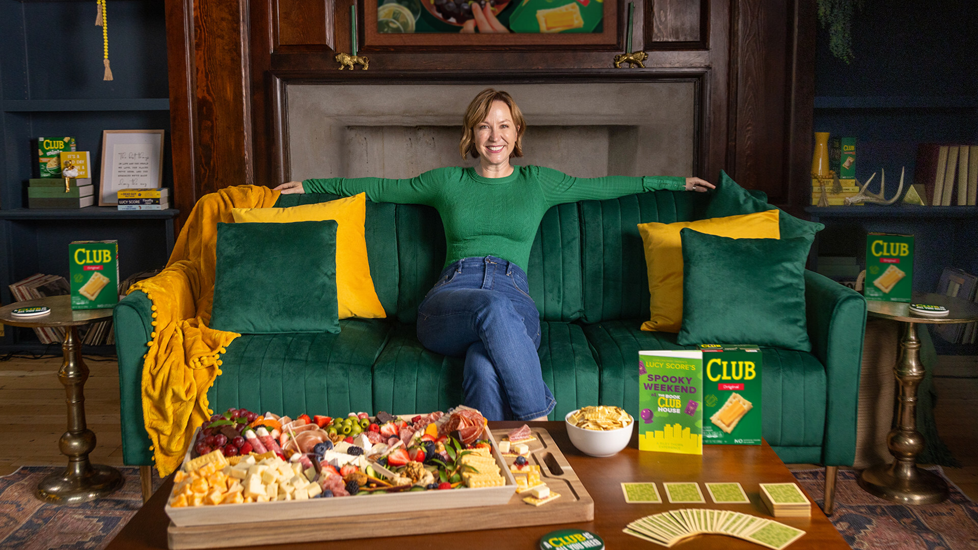 CLUB® Crackers Launches First-Ever Book Club® House: A Bookable Lucy ...
